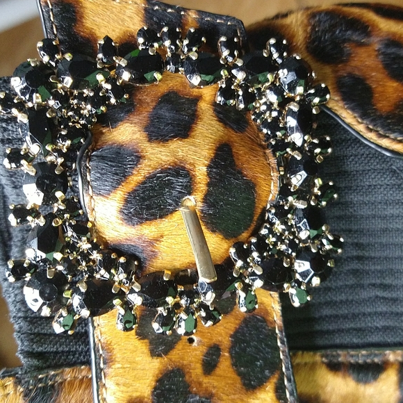 Karl Lagerfeld | Shoes | Karl Lagerfield Paris Vania Leopard Print Calf ...